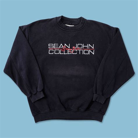 Vintage Sean John Sweater Medium Double Double Vintage