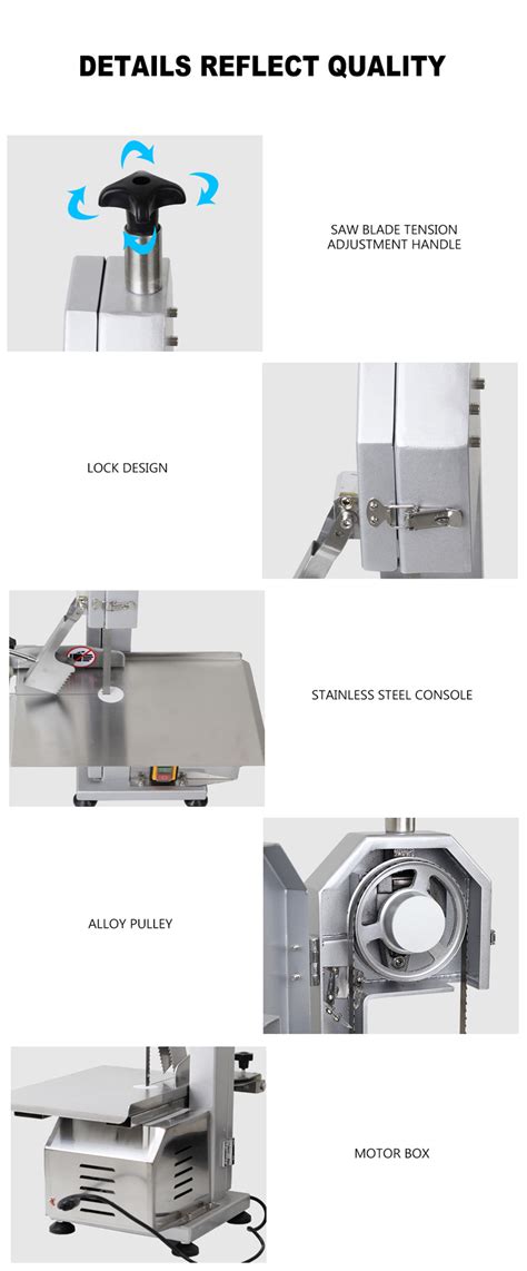 Beef Pork Ribs Meat Bone Saw Meat Cutter Band Saw Machine