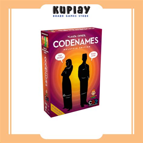 Codenames Malaysia Edition Original Word Guessing Deduction Board Game Made By Orangutan