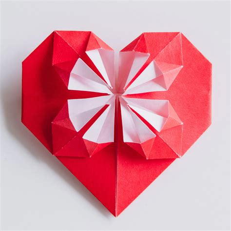 How To Fold An Origami Heart Origamiok