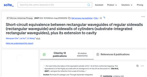 Short Circuit Equivalence Between Rectangular Waveguides Of Regular Sidewalls Rectangular