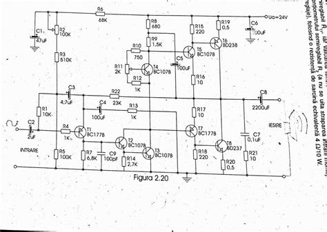 Audio Amplifier With Bootstrap Connection Electrical Engineering
