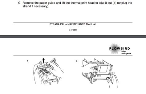 S Printer Cleaning Procedure Strada Or Cwt S Models Flowbird Support Help Center