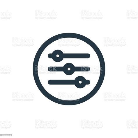 벡터 아이콘을 조정합니다 편집 가능한 스트로크를 조정합니다 웹 및 모바일 앱 로고 인쇄 매체에 사용할 선형 기호를 조정합니다 얇은 선 그림 벡터 격리 된 윤곽선 도면입니다