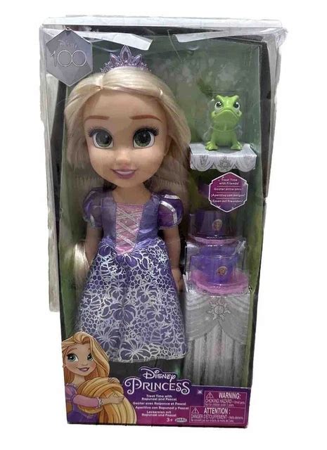 Disney Princess Rapunzel Doll Treat Time With Pascal Doll Set Damaged