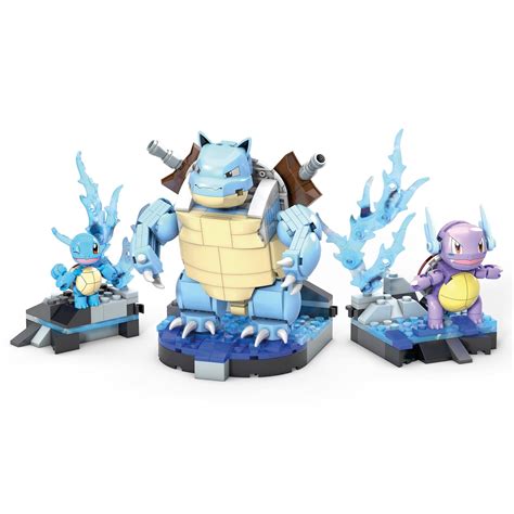 Mega Construx Pokémon Squirtle Evolution Set Construction Set Square Imports