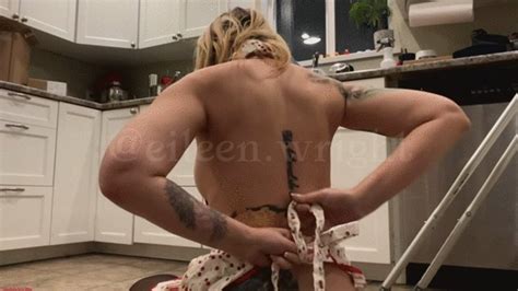 Amputee Casting Cleaning The Kitchen Ms Eileen Wright Clips4sale