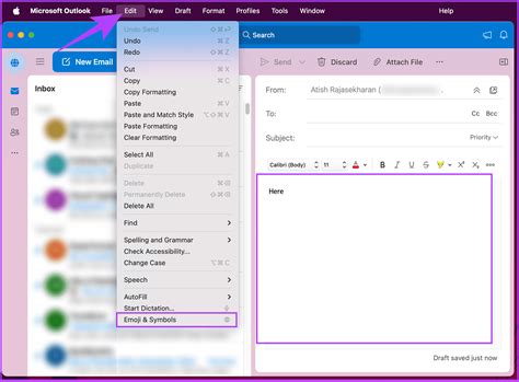 如何在 Microsoft Outlook 电子邮件中插入表情符号 极客指南