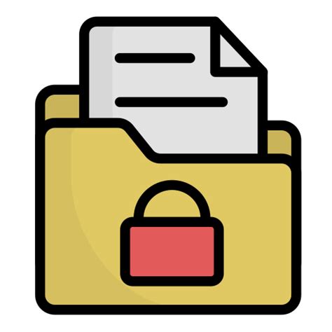 Secure Folder Generic Outline Color Icon