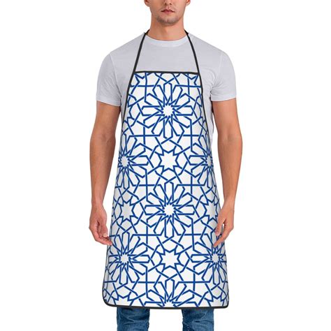 Seamless Flower Pattern 1 Aprons For Women Men Waterproof Apron