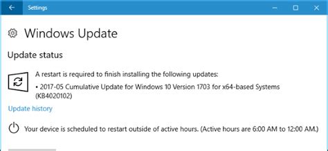 How To Set Active Hours So Windows 10 Won T Restart At A Bad Time