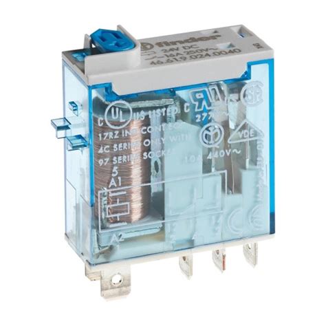 4661007412vdc Miniature Industrial Relay 16a 1co 12vdc Coil Wpbledmi