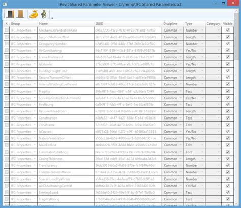 Revit Add Ons Free Revit Shared Parameter Viewer