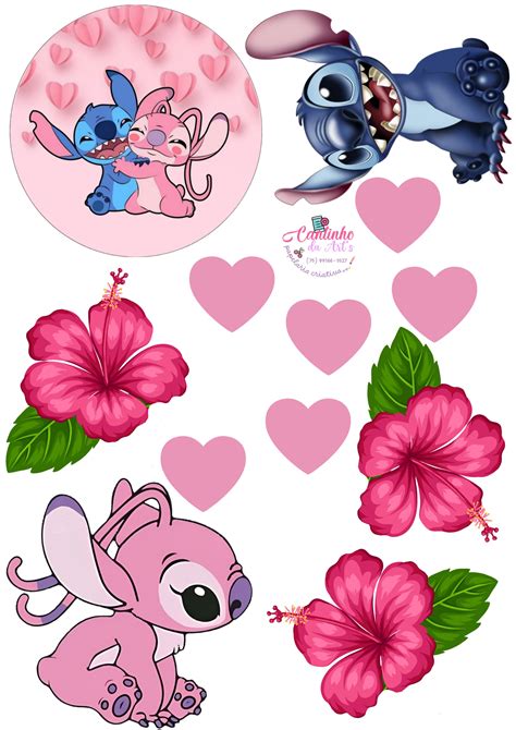 Topper De Bolo Do Stitch Topper De Bolo Lilo Stitch Toper Stitch