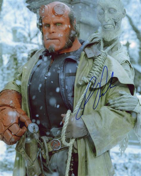 Ron Perlman Autograph Signed Photographs Ron Perlman Autograph Signed Photographs