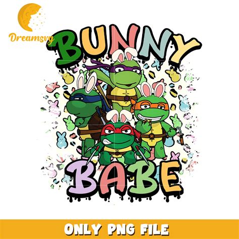Easter Bunny Ninja Turtles Png Dreamsvg Store