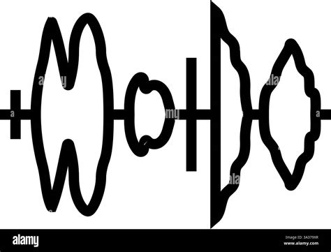 Speech Waveform Nlp Line Icon Vector Illustration Stock Vector Image And Art Alamy