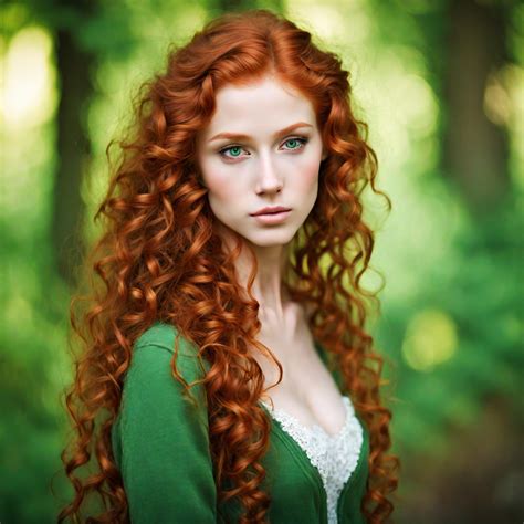 Beautiful Redhead Girl By Ai Art Phoenix On Deviantart
