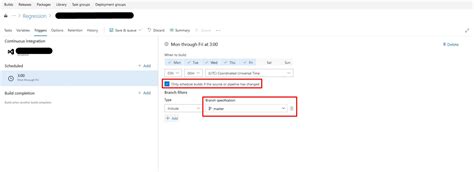 Azure Pipelines How To Schedule Builds In Vsts On Specific Time Stack Overflow