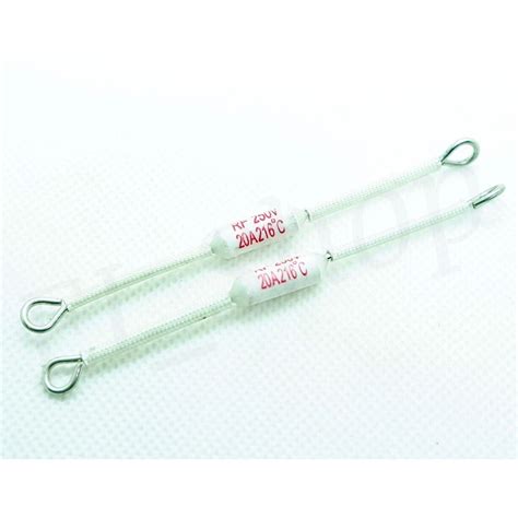 เทอร์โมฟิวส์หม้อหุงข้าว 20a 250 V กระเบื้อง มีหลายค่าให้เลือก 216c 240c Orderขั้นต่ำ 3 ตัว