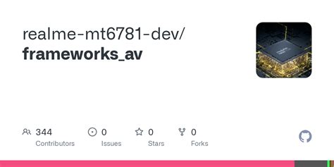 GitHub Realme Mt6781 Dev Frameworks Av
