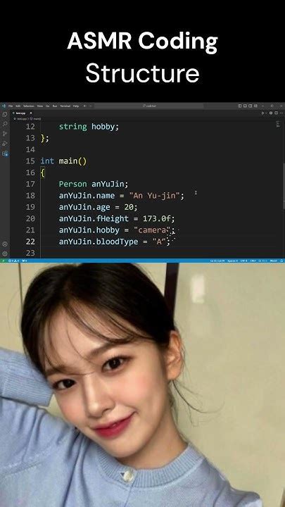 Asmr Programming C Language Structure No Talk C 언어 구조체 Youtube