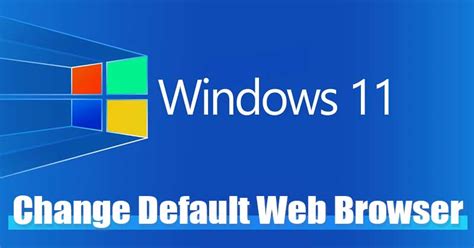How To Change The Default Web Browser In Windows
