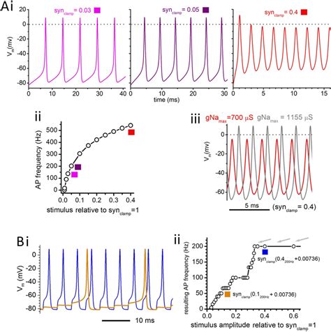 Background Synaptic Stimulation Ai Epm Aps For Three Steady State