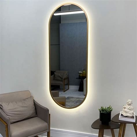 Espelho Com Led Embutido Retangular Decore Pronto