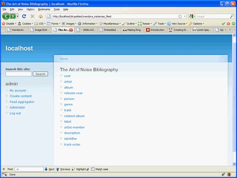 Wandora Drupal Extras WandoraWiki