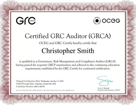 Oceg Certified Grc Auditor Pdf