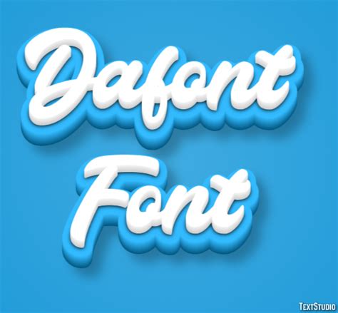 Dafont Font Text Effect And Logo Design Font