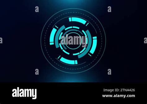 Hologram Hud Circle Interfaces Digital Data Network Protection Hud