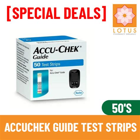 Accu Chek Guide Test Strips 50s Shopee Malaysia