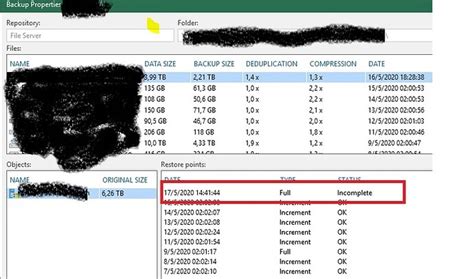 veeam agent full backup failed data storage backup and recovery spiceworks community