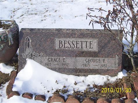 Grace Elizabeth Bedard Bessette 1917 1992 Find A Grave Memorial