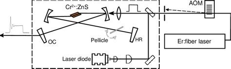 Schematic Diagram Of The Time Resolved Ft Spectrometer The Dashed