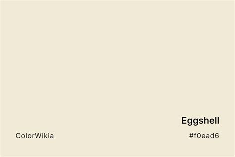 8 Shades Of Eggshell Color