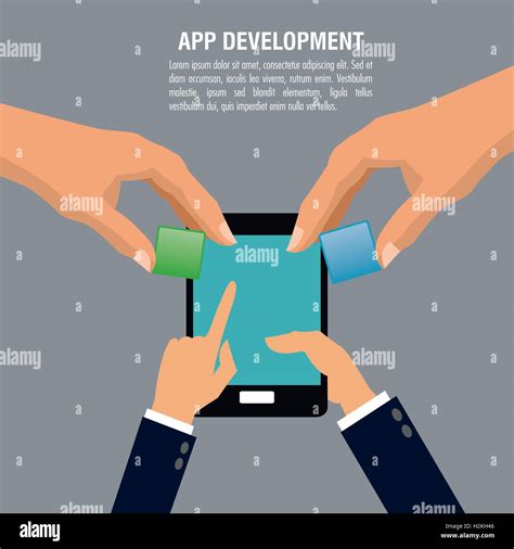 App Development Technology Design Stock Vector Image And Art Alamy