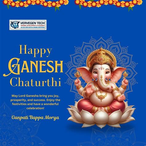 Happyganeshchaturthi Vervegentech Newbeginnings Vervegen Tech Pvt