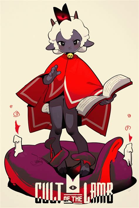 The Lamb And Red Crown Cult Of The Lamb Drawn By Ejami Danbooru