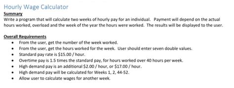 Program To Implement Wage Calculator In Java Assignment Solution