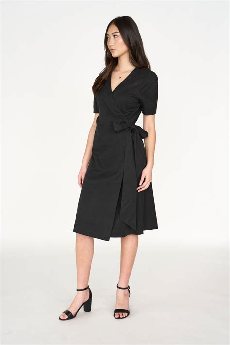 Wrap Me Up Dress Black Xs 2xl