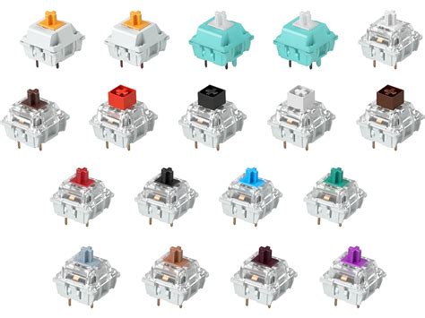 Electronikz Glorious Keyboard Switch Sample Pack Gateron Kailh