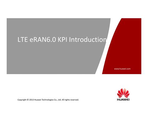 4g Key Performance Indicators For Planning And Optimization Pdf