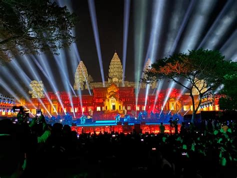 រូបភាពដ៏ស្រស់ស្អាត ពីទិដ្ឋភាពប្រាសាទអង្គរវត្ត ក្នុងកម្មវិធី