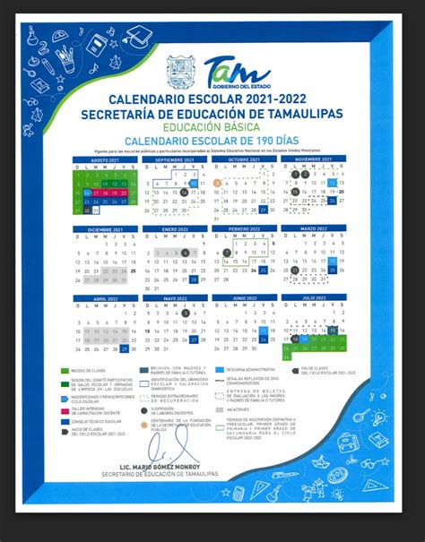 Calendario Escolar 2022 2023 Sep Tamaulipas Image To U