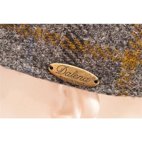 Dalena ダレーナ ハリスツイード ウィンドペン 5パネル ジェットキャップ つば約7 5cm 5762cm 3365 京都トミ
