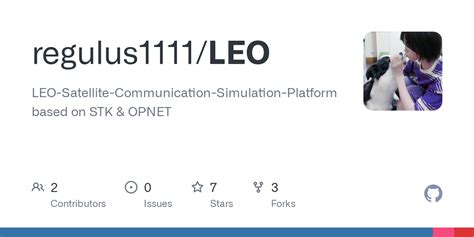 Github Regulus1111leo Leo Satellite Communication Simulation