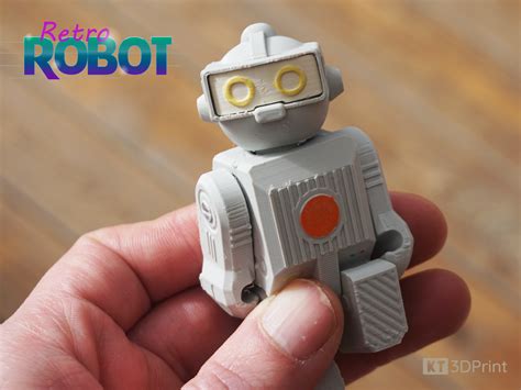 Print In Place Robot By Kt3dprint Download Free Stl Model